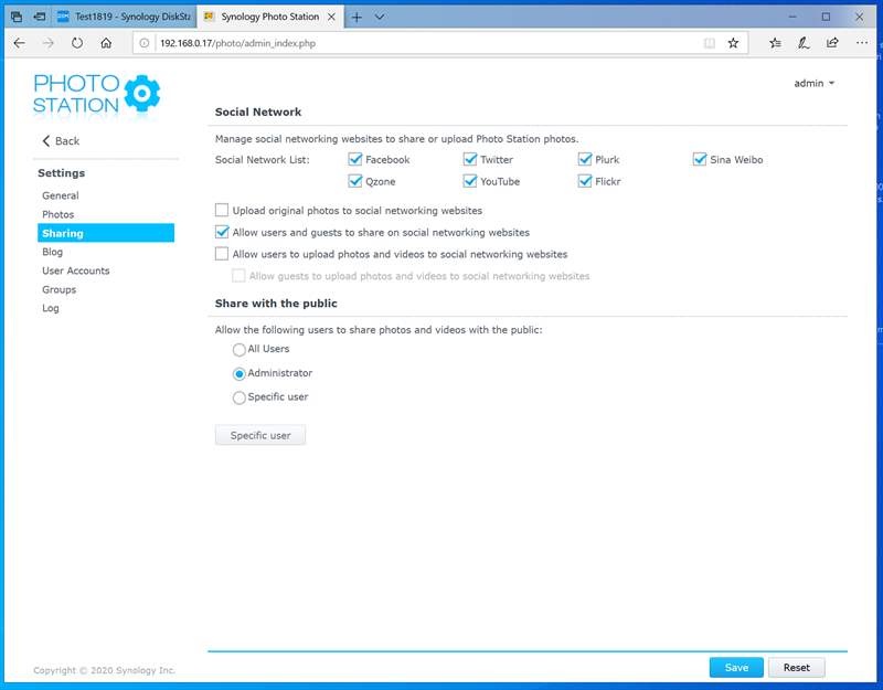 Synology Photo Station - Managementul si distribuirea fotografiilor din ...